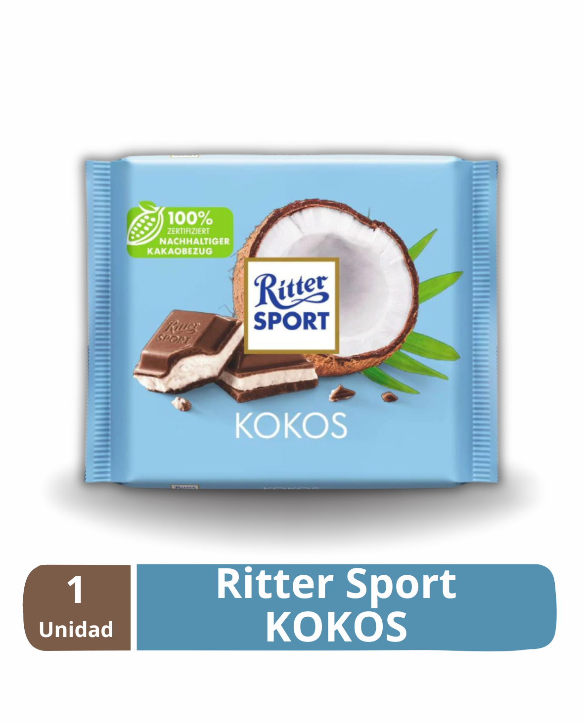 Chocolate Kokos - Ritter Sport – Tienda Salvadoreña Atl