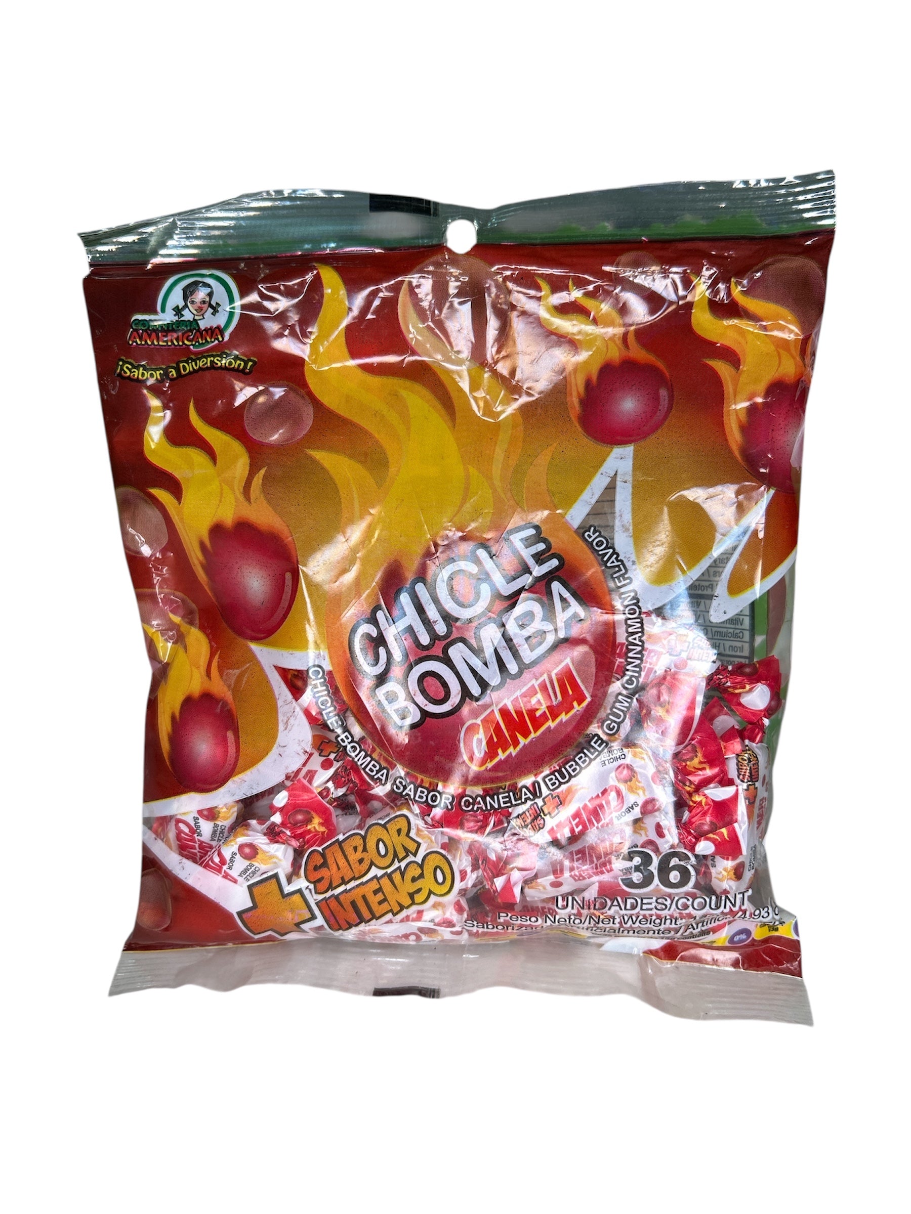Chicle Bomba Canela - Confiteria Americana – Tienda Salvadoreña Atl